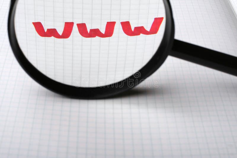 WWW Search - Searching Internet Concept Stock Image - Image of ...