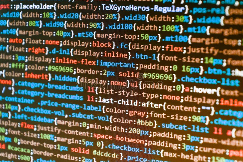 Software development. stock image. Image of digital - 124596397