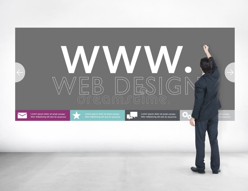Www Web Design Web Page Website Concept Stock Illustration ...