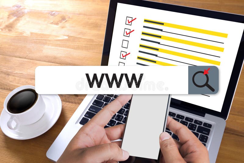 WWW Website Online Internet Web Page Computer Browser Connection Stock ...