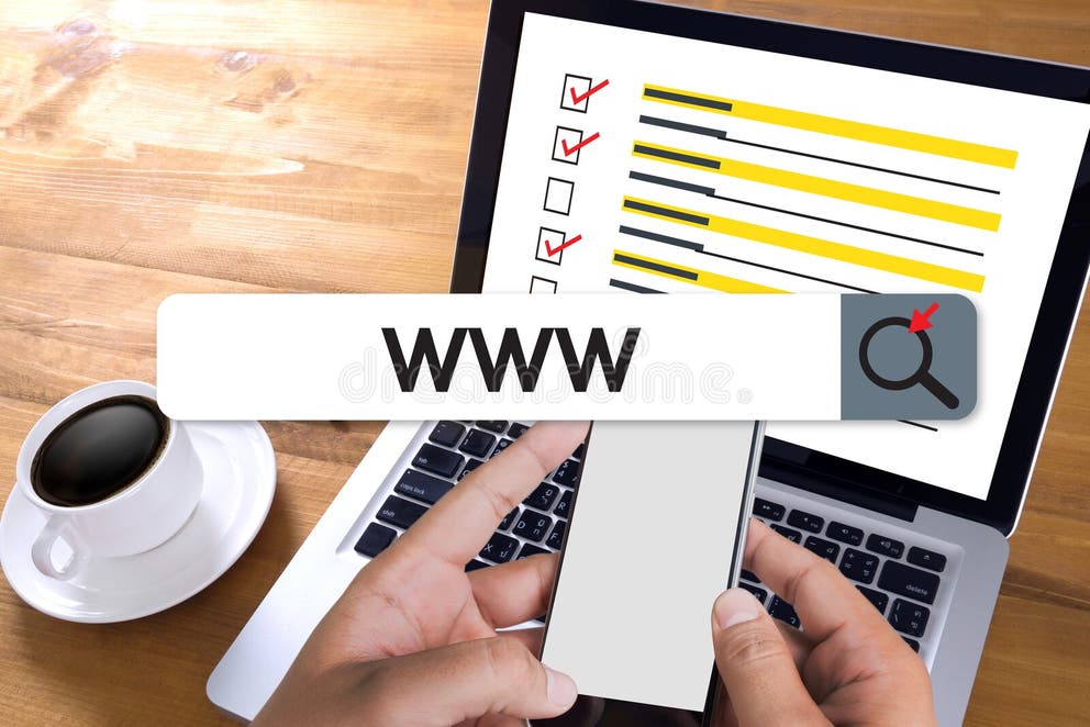 WWW Website Online Internet Web Page Computer Browser Connection Stock ...