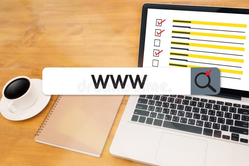 WWW Website Online Internet Web Page Computer Browser Connection Stock ...