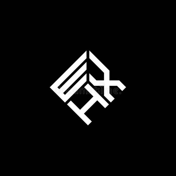 WXH Letter Logo Design on WHITE Background. WXH Creative Initials ...