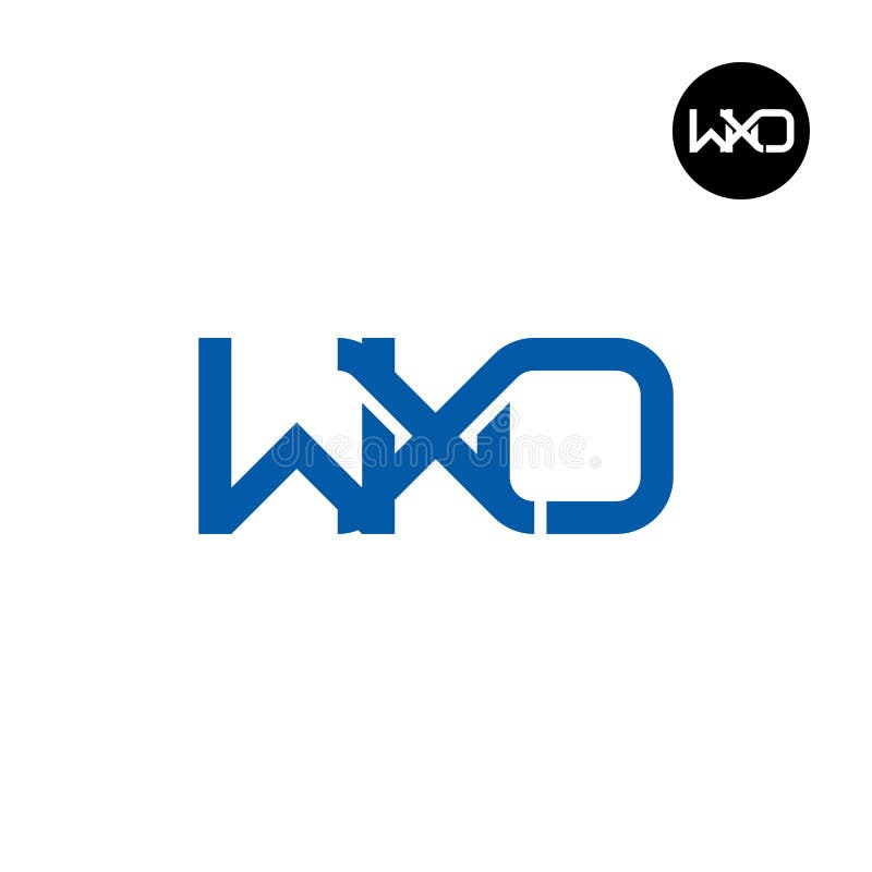 WXO Logo Letter Monogram Design Stock Vector - Illustration of minimal ...