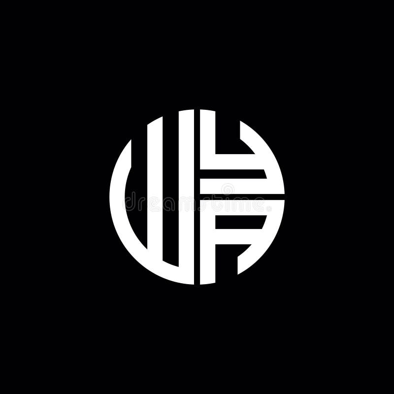 WYA Logo WYA Icon WYA Monogram WYA Letter Minimalist Circle Flat Unique ...