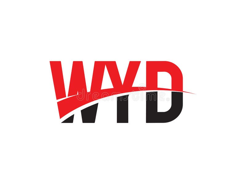 WYD Letter Initial Logo Design Vector Illustration Stock Vector ...