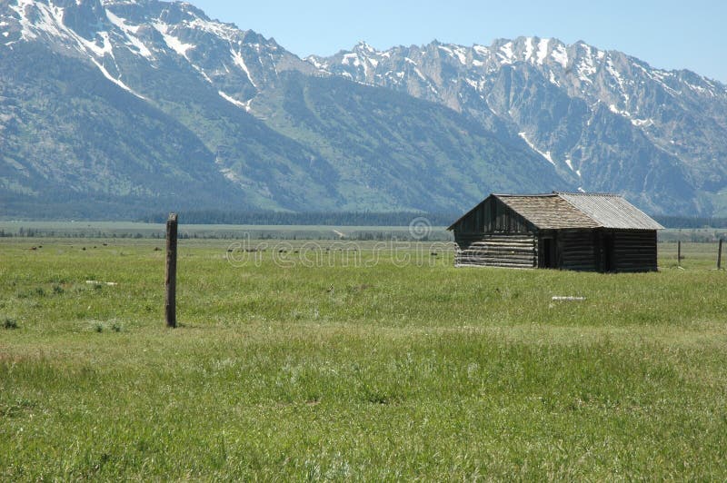 Wyoming stock photo. Image of cabin, wyoming, yellowstone - 2933810