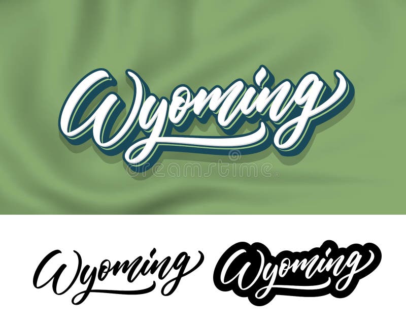 Wyoming Font Stock Illustrations – 174 Wyoming Font Stock Illustrations ...