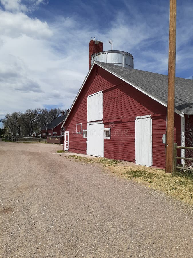 Wyoming Hereford Ranch since Early 1800& X27;s Stock Photo - Image of ...