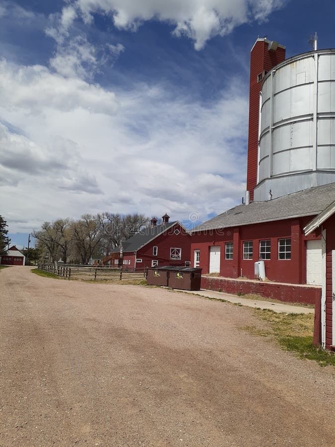 Wyoming Hereford Ranch since Early 1800& X27;s Stock Image - Image of ...
