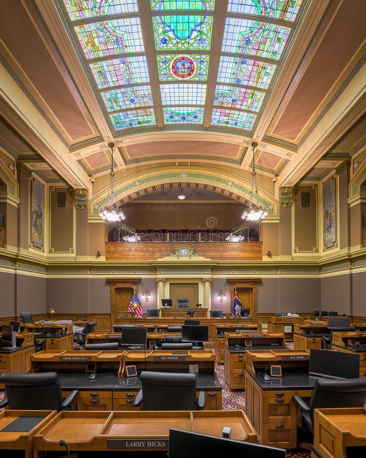 Wyoming Senate Chamber Interior Editorial Photo - Image of united ...