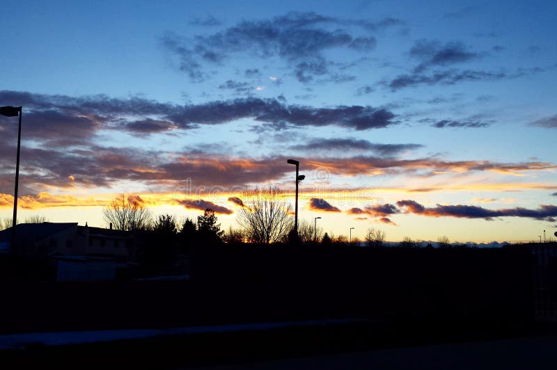 Wyoming sunset. stock photo. Image of wyoming, country - 74467320