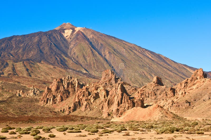 Teide Wulkan I Palec B?g Ska?a, Wyspy Kanaryjskie, Tenerife, Hiszpania ...