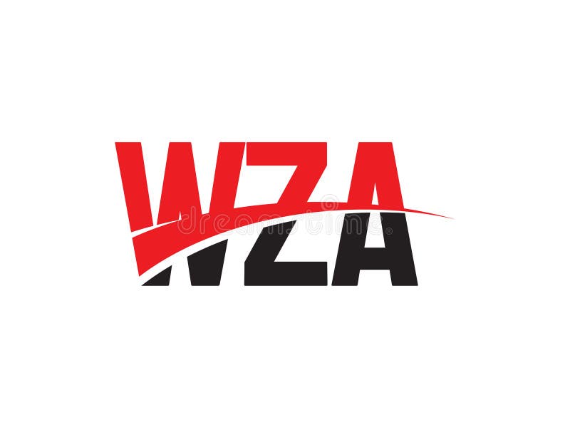 WZA Letter Initial Logo Design Vector Illustration Stock Vector ...