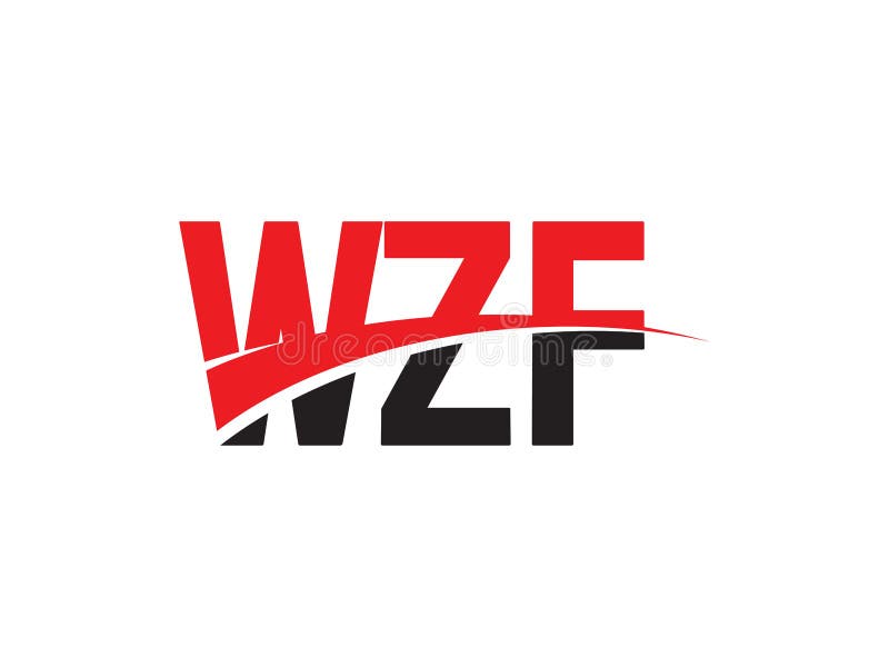WZF Letter Initial Logo Design Vector Illustration Stock Vector ...