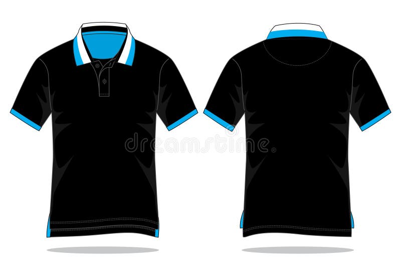 Three Color Polo Shirt Design Vector Stock Illustration - Illustration ...