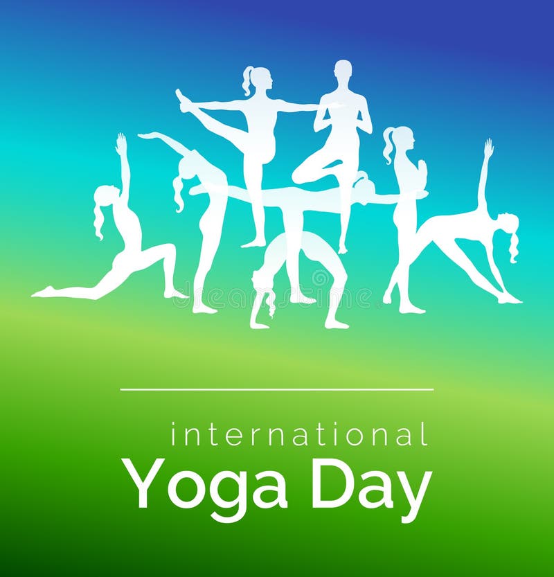 Bright Banner in Gradient Colors with Women Silhouettes for ...