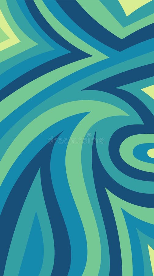 Abstract Backround with Curvy Shapes Composition. Stock Vector ...