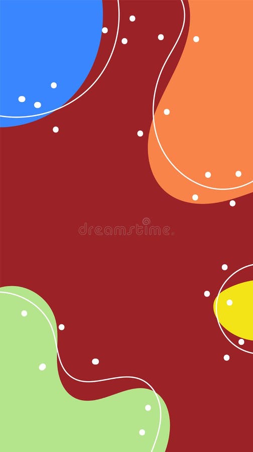 Abstract Background or Wallpaper Vertical Orientation with Blob Shape ...