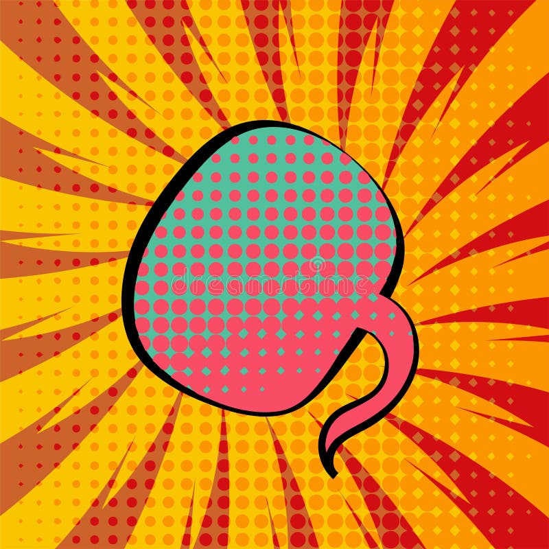 Comic Text Speech Bubble Pop Art Style. Cloud Talk Speech Bubble ...