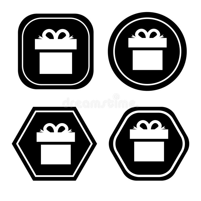 Gift Box Symbol. Reward or Appreciation Symbol Stock Vector ...