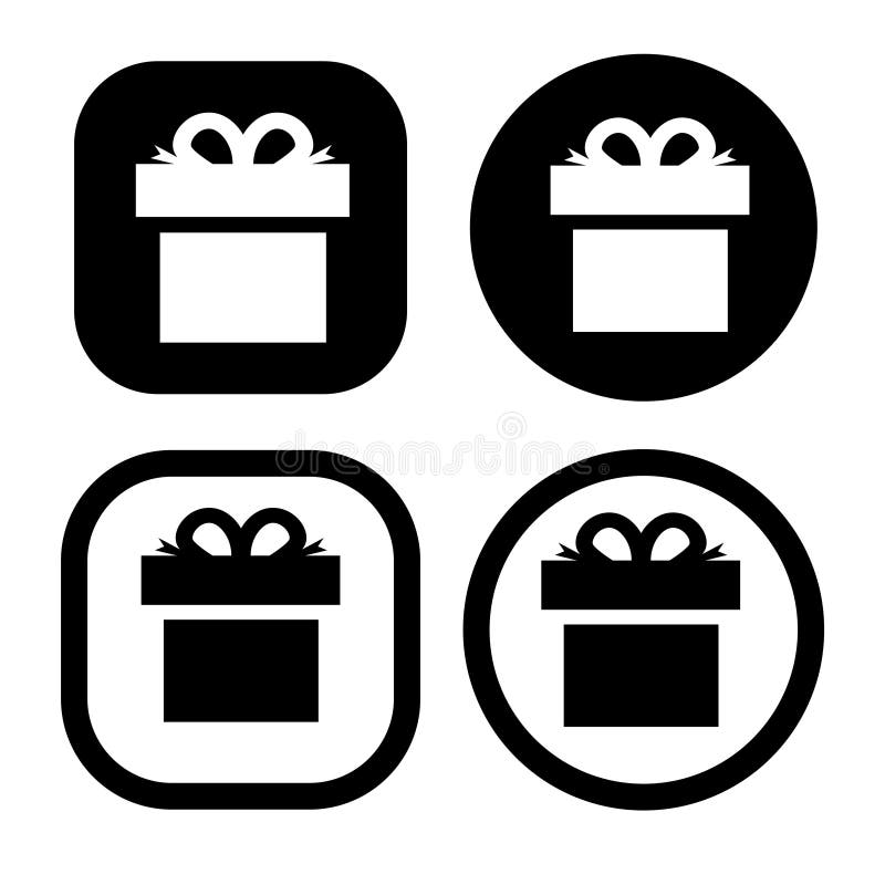 Gift Box Symbol. Reward or Appreciation Symbol Stock Vector ...
