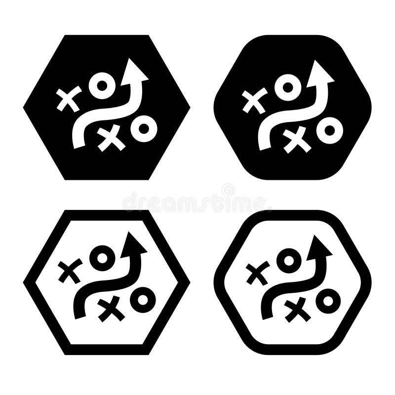 Tactic or Strategy Vector Symbol Illustration. Stock Vector ...