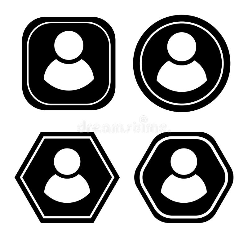People or Person Avatar Symbol. Member or User Icon Vector Illustration ...