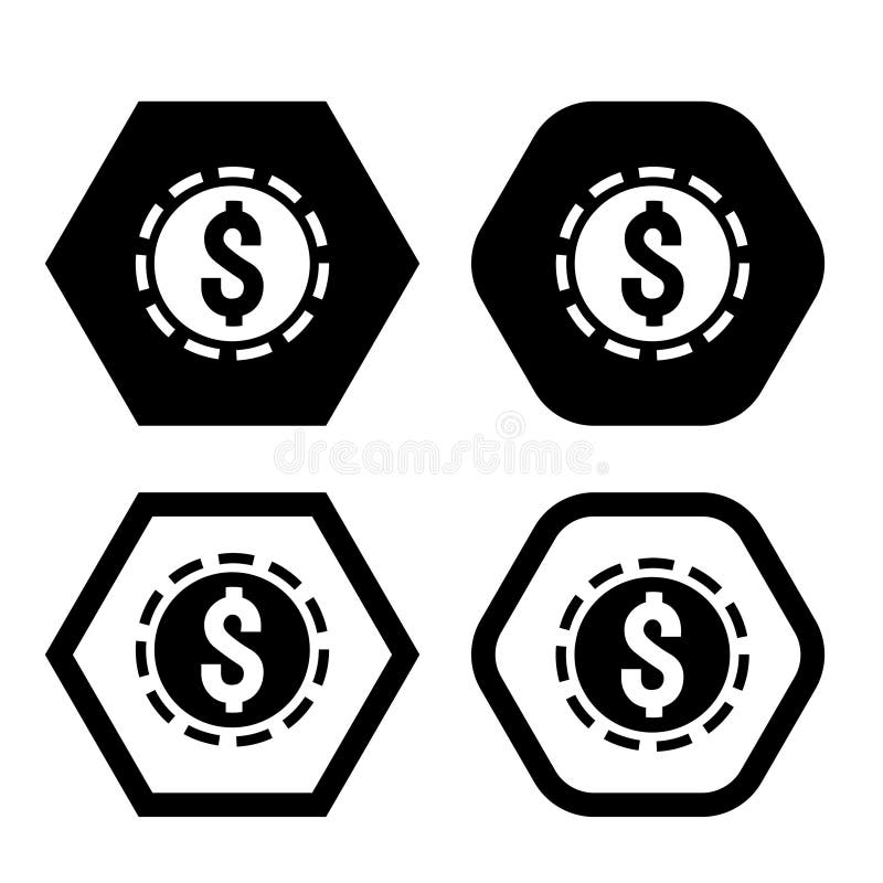 Dollar Currency Monetary Symbol. Finance or Financial Icon Stock Vector ...