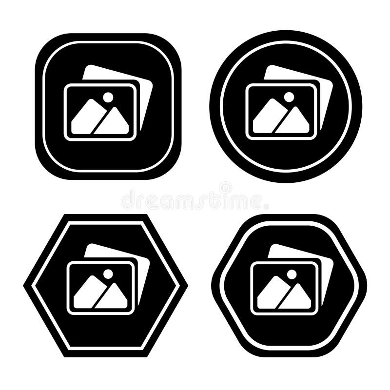 Picture Icon Vector. Photo Gallery Icon Symbol. Digital Imaging Sign ...