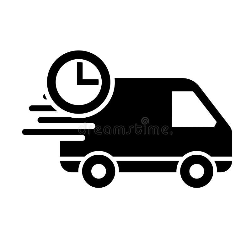 Fast Delivery Icon, Commerce Service Truck, Order Express, Quick Move ...