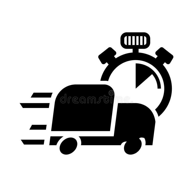 Fast Delivery Icon, Commerce Service Truck, Order Express, Quick Move ...