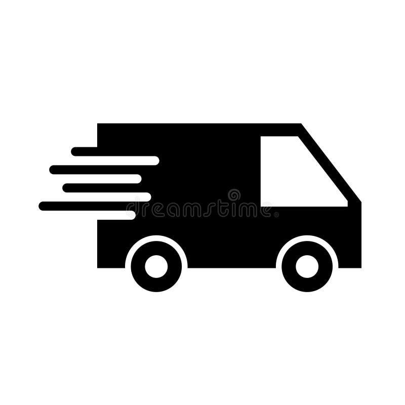 Fast Delivery Icon, Commerce Service Truck, Order Express, Quick Move ...