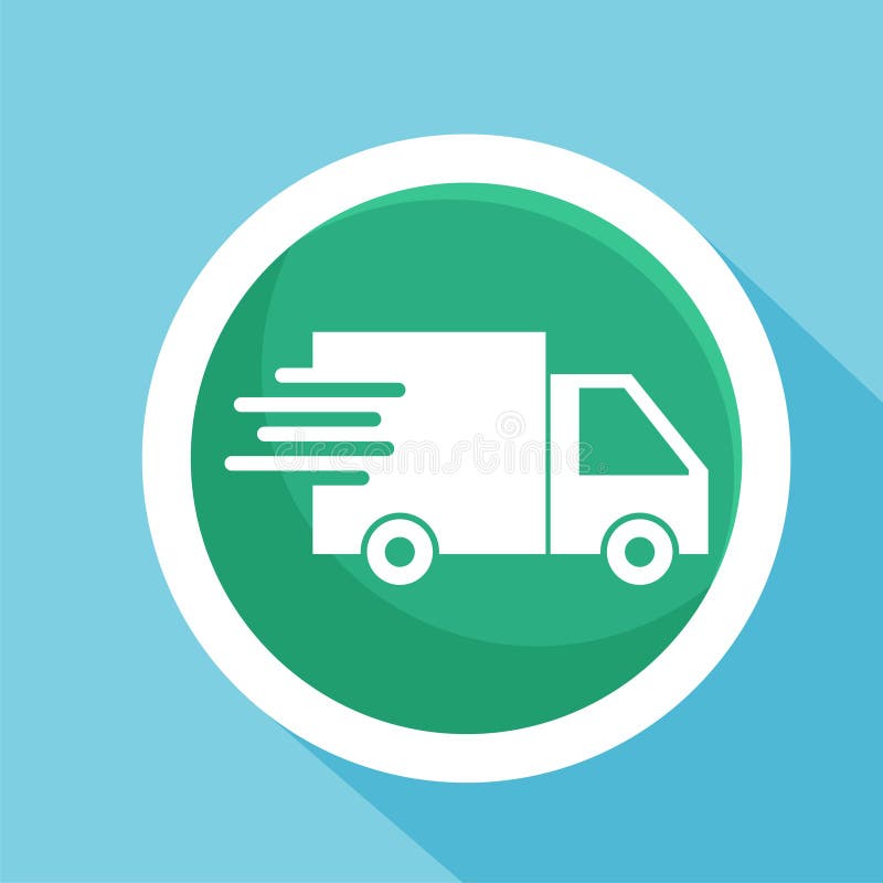 Fast Delivery Icon, Commerce Service Truck, Order Express, Quick Move ...