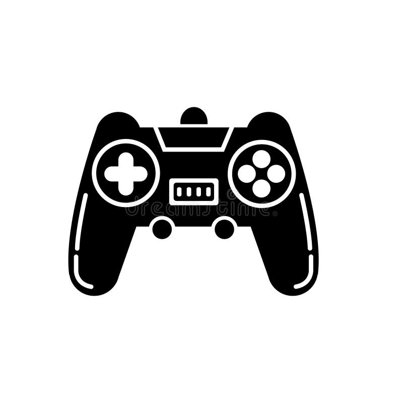 Stick PS Icon, Game Controller Sign Vector Symbol Illustration Logo ...
