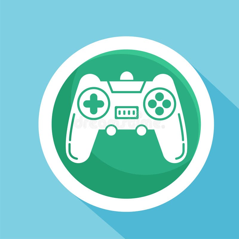 Stick PS Icon, Game Controller Sign Vector Symbol Illustration Logo ...