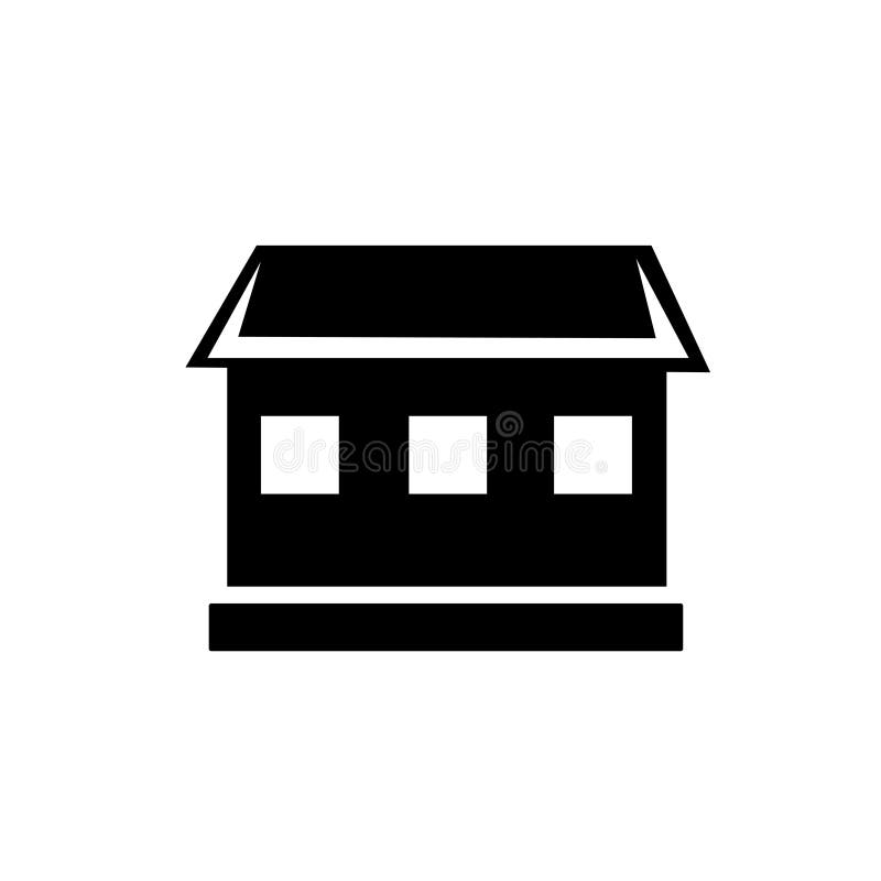 House or Residence Vector Icon and Home Symbol Icon Vector Illustration ...