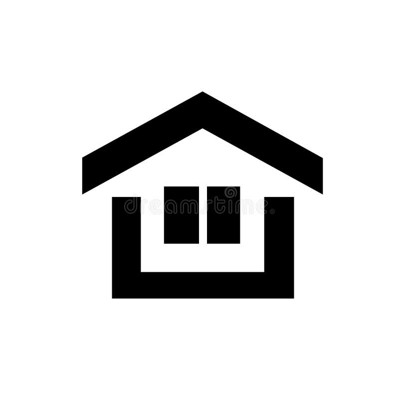 House or Residence Vector Icon and Home Symbol Icon Vector Illustration ...