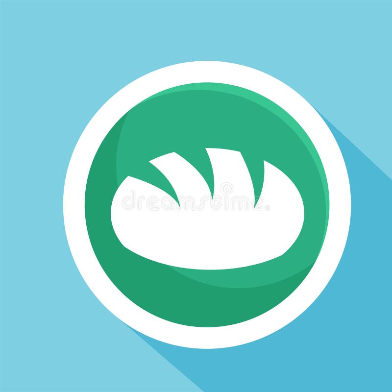 Bun, Brioche Icon Sign Symbol Vector Illustration Isolated Template ...