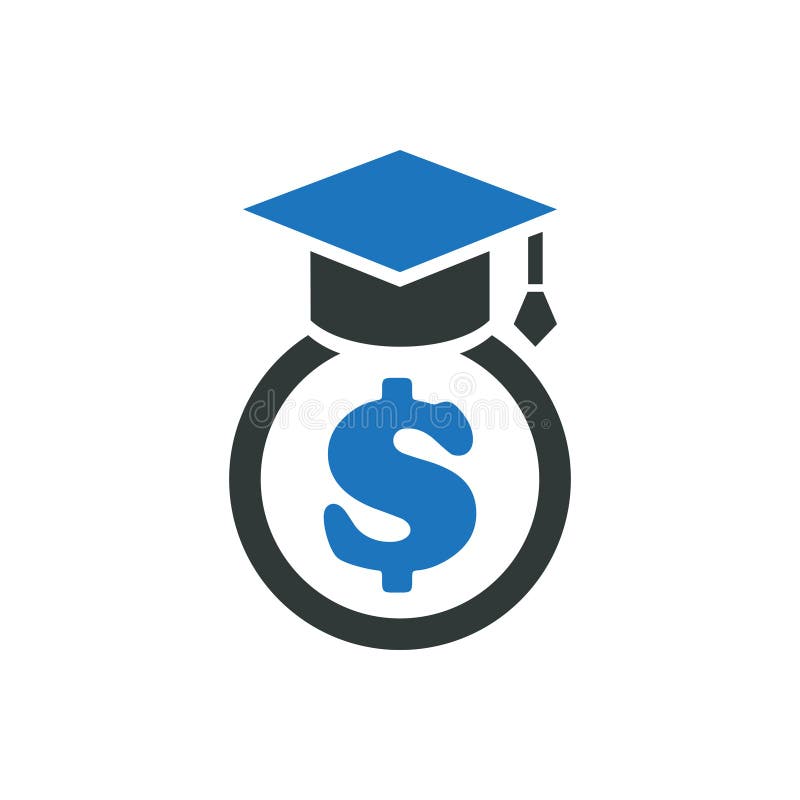 Scholarship Icon. Trendy Flat Vector Scholarship Icon on White B Stock Vector - Illustration of ...