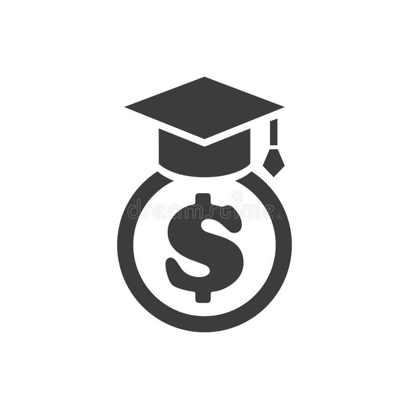 Scholarship Icon. Trendy Flat Vector Scholarship Icon on White B Stock ...