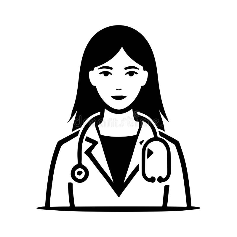 Doctor Silhouette Clip Art Collection Stock Vector - Illustration of ...