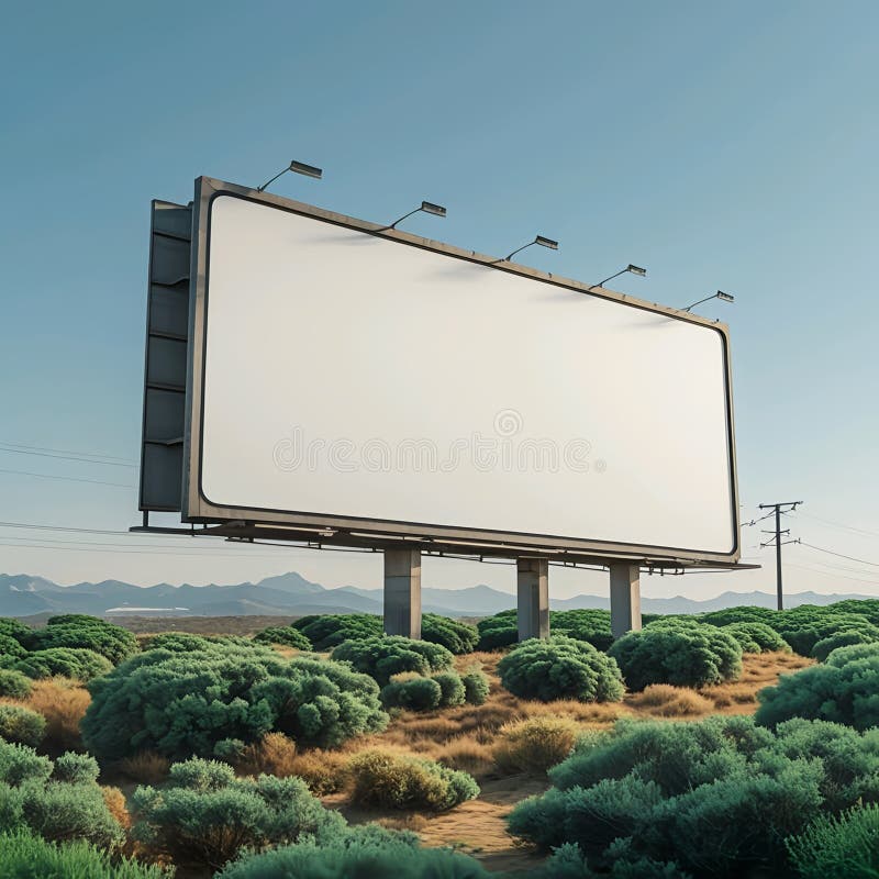 "Blank Billboard: Perfect Canvas for Effective Advertisements" Stock ...