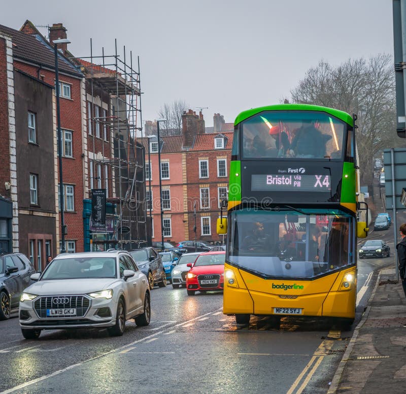 X4 Bus in Bristol Standing on a Road Editorial Photo - Image of coach ...
