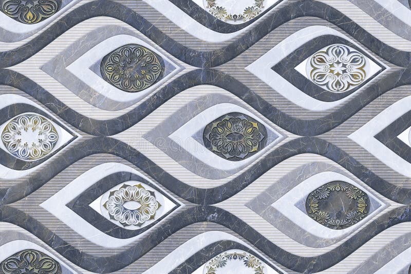 Seamless Background for Ceramic Wall Tiles Design Stock Photo - Image ...