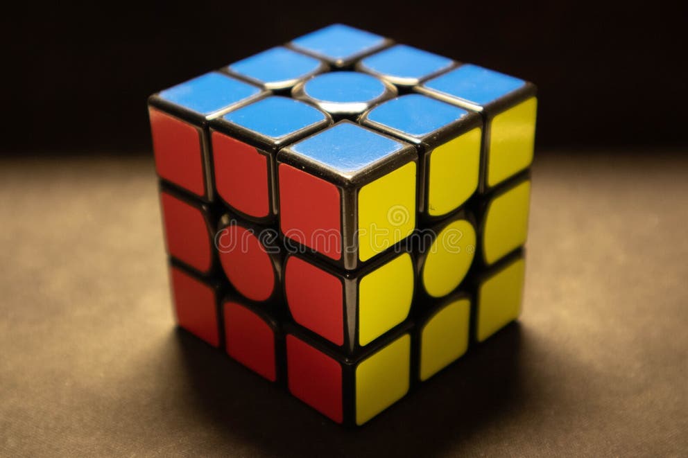 3x3 cube editorial stock image. Image of challenge, black - 166241024