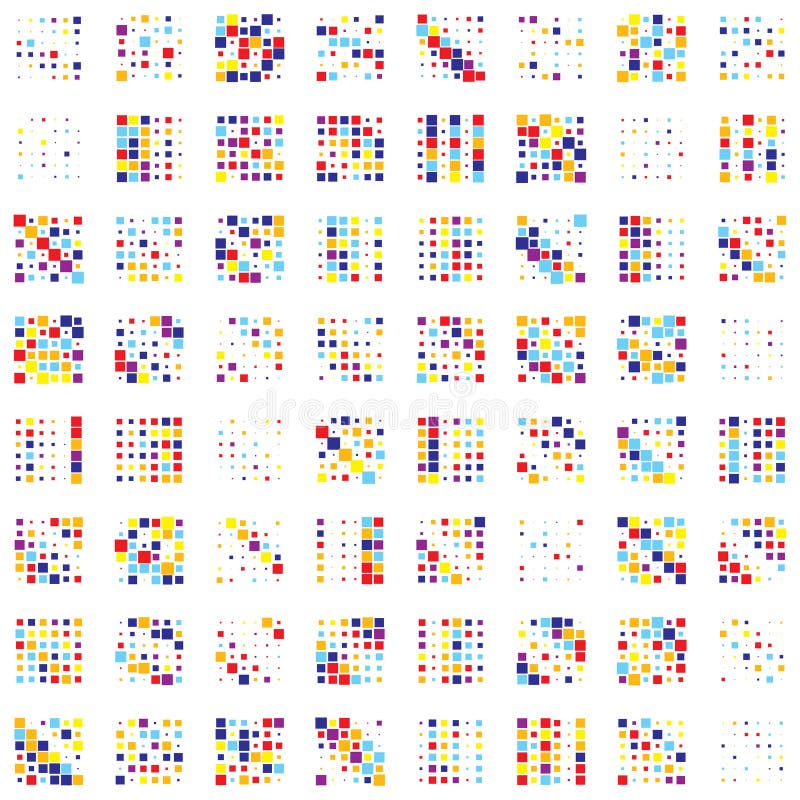 6x6 Cube, Square Geometric Arrangement. Square Illustration Stock ...