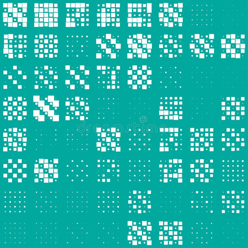 5x5 Cube, Square Geometric Arrangement. Square Illustration Stock ...