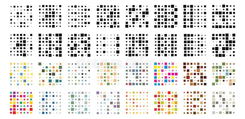 7x7 Cube, Square Geometric Arrangement. Square Illustration Stock ...