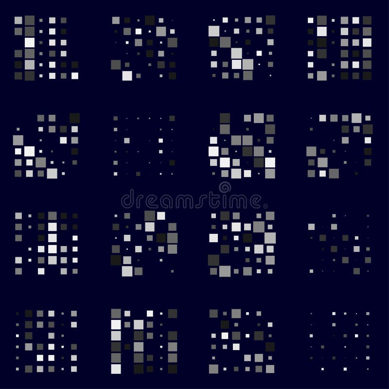 6x6 Cube, Square Geometric Arrangement. Square Illustration Stock ...